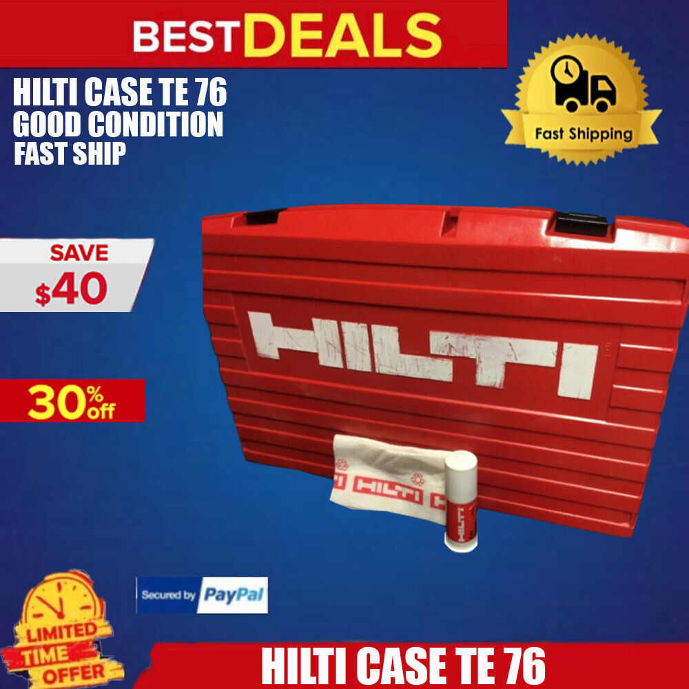 HILTI CASE TE 76 (ONLY CASE), GOOD CONDITION – hitpros@shofly.com
