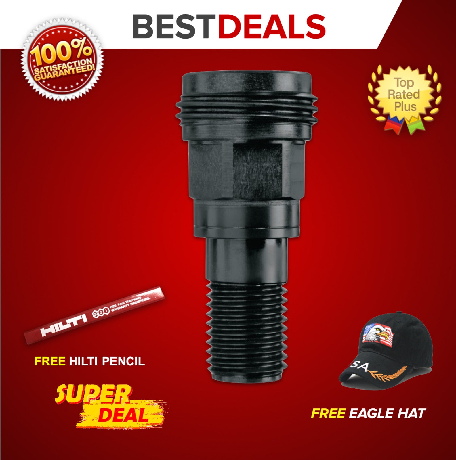 HILTI ADAPTER BL BS BR, BRAND NEW, FREE HAT, HILTI PEN, – hitpros ...