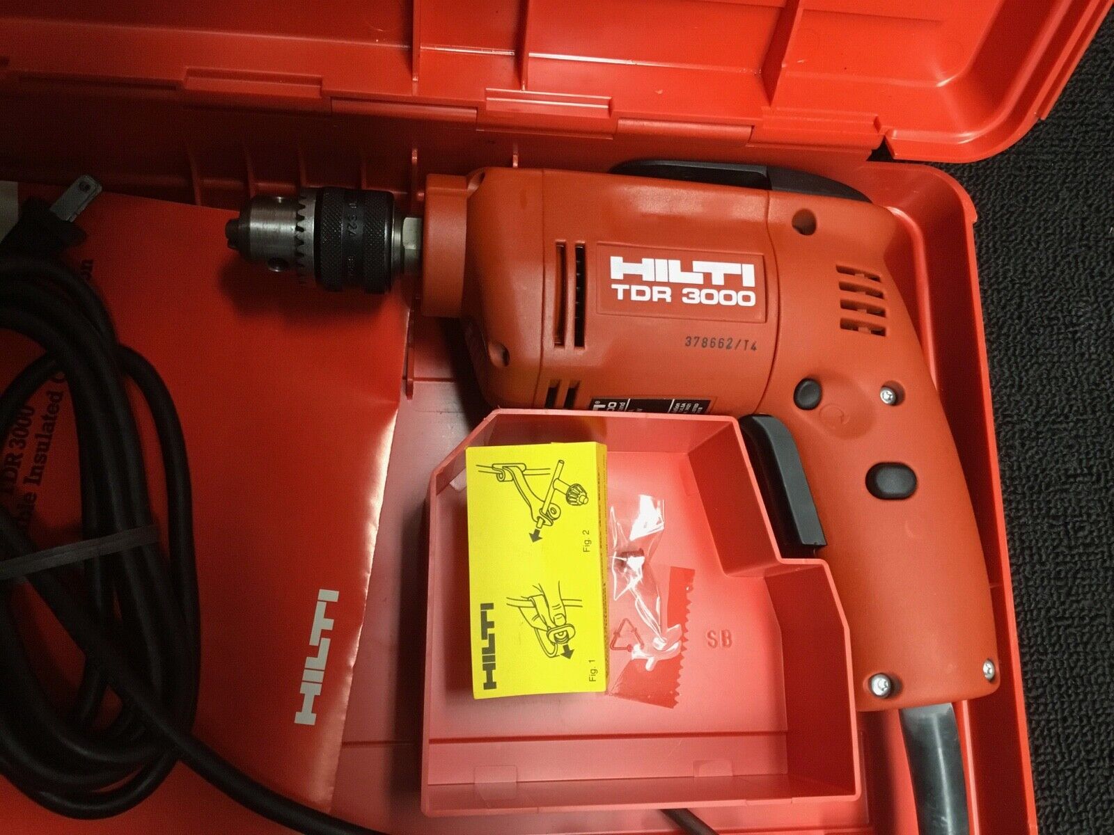 HILTI TDR 3000 HAMMER DRILL, BRAND NEW, FREE LASER METER,BITS, EXTRAS ...